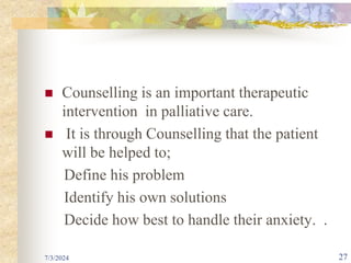 pallative care/ end of life care practices | PPTX