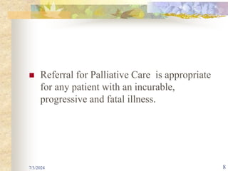 pallative care/ end of life care practices | PPTX