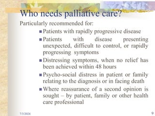 pallative care/ end of life care practices | PPTX