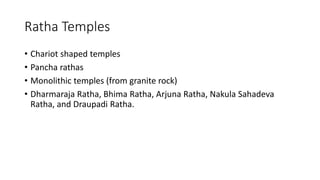 Pallava Dynasty - Architecture and History | PPTX