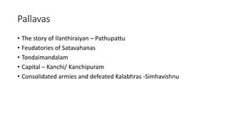 Pallava Dynasty - Architecture and History | PPTX