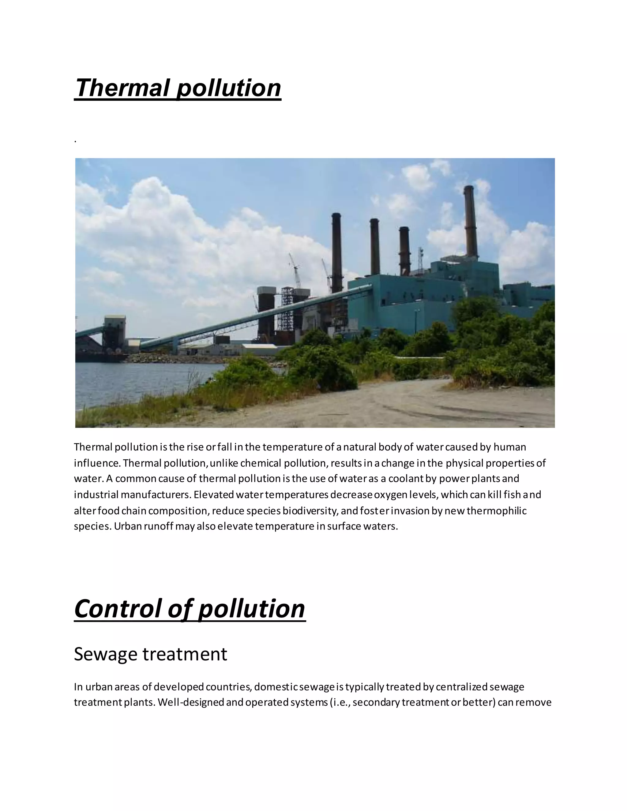 Pallavi article water pollution | DOCX