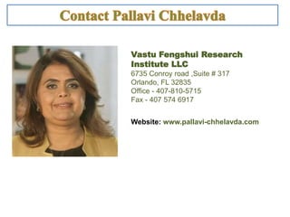 Pallavi Chhelavda Vastu Fengshui Expert | PPTX