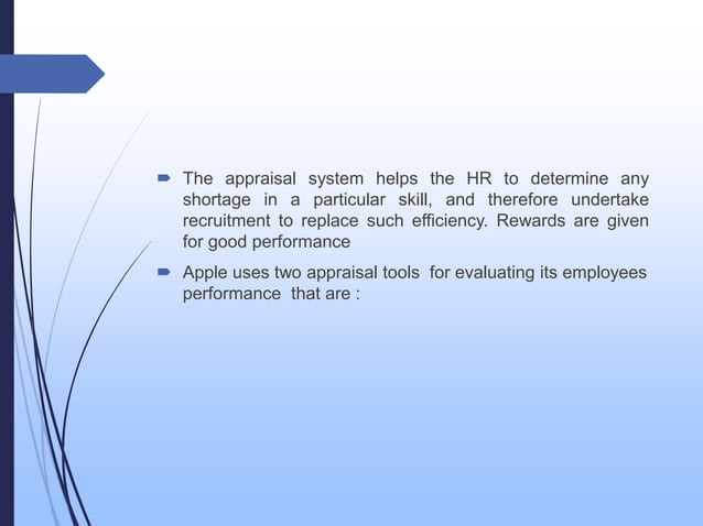 Performance management practices of Apple | PPTX | Resume Writing and Advice | Job Search