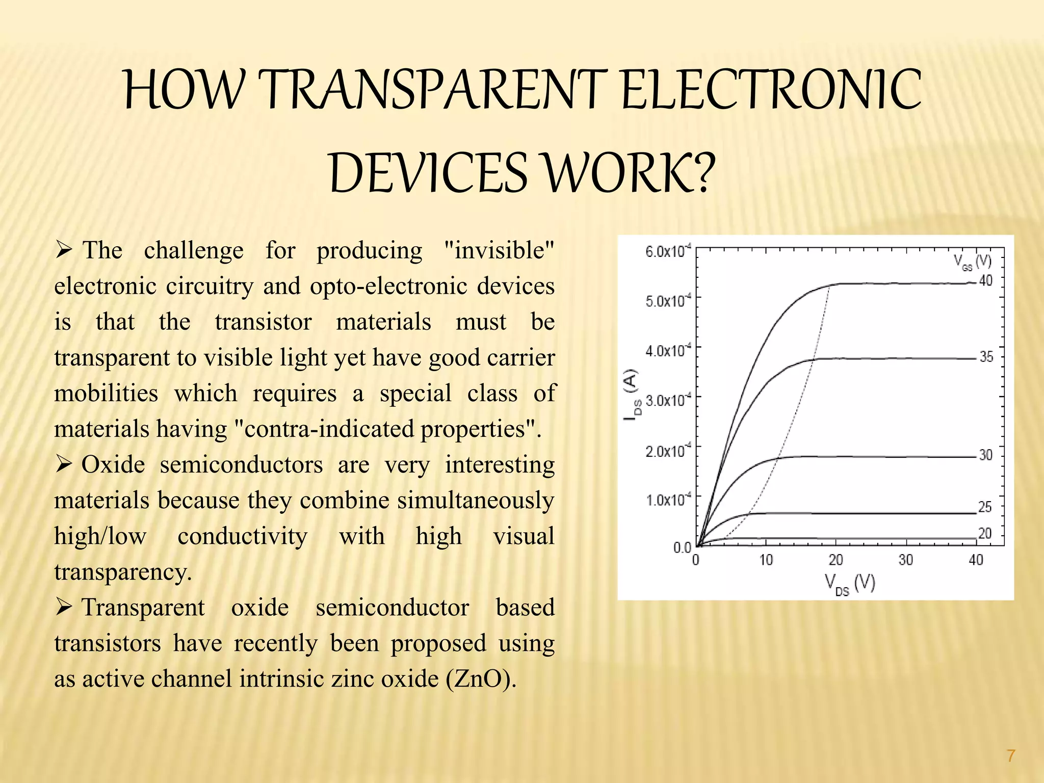 transparent electronics | PPTX