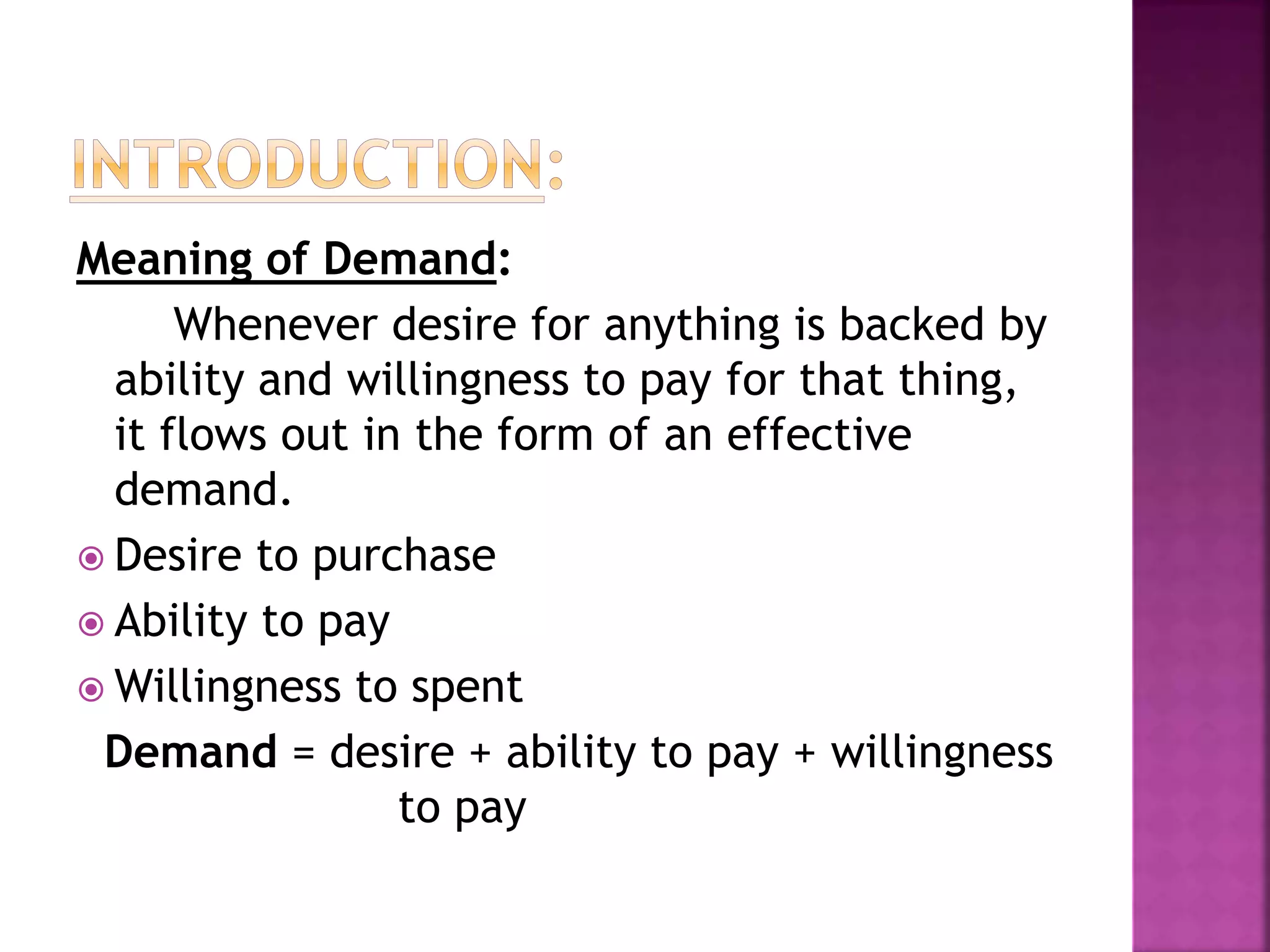 Law of Demand & its exceptions | PPTX