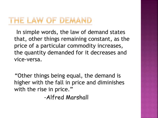 Law of Demand & its exceptions | PPTX