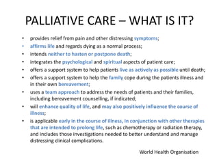 Palliative Care 101 for Interns | PPTX