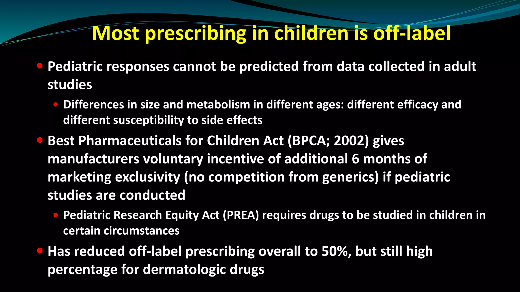 Pediatric Clinical Trial Design | PDF