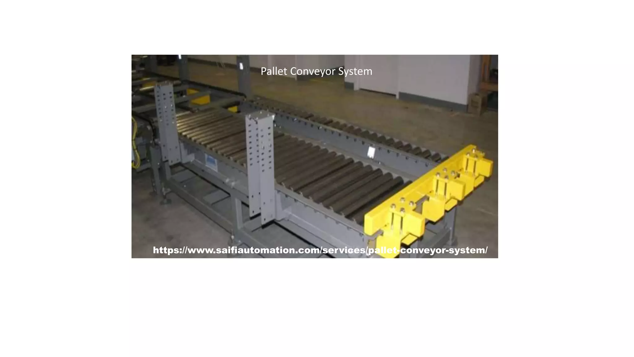 Pallet conveyor system | PPT