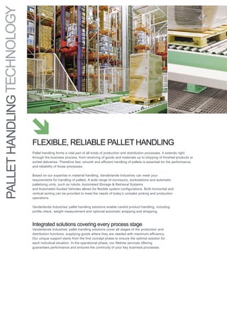 Pallet Handling Technology Publ 2130 En | PDF