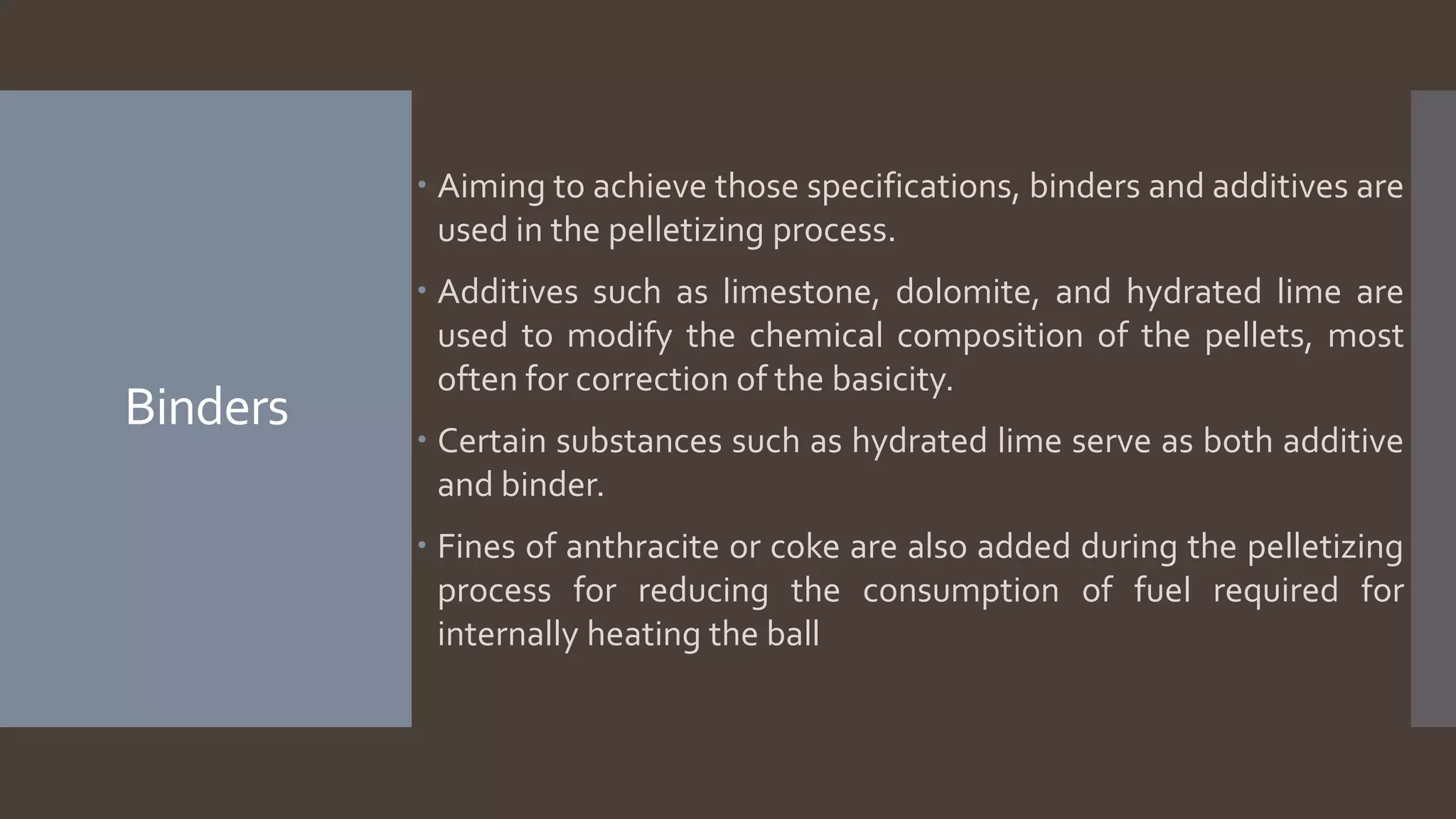 Iron making - Palletization process- Types of palletizers | PDF