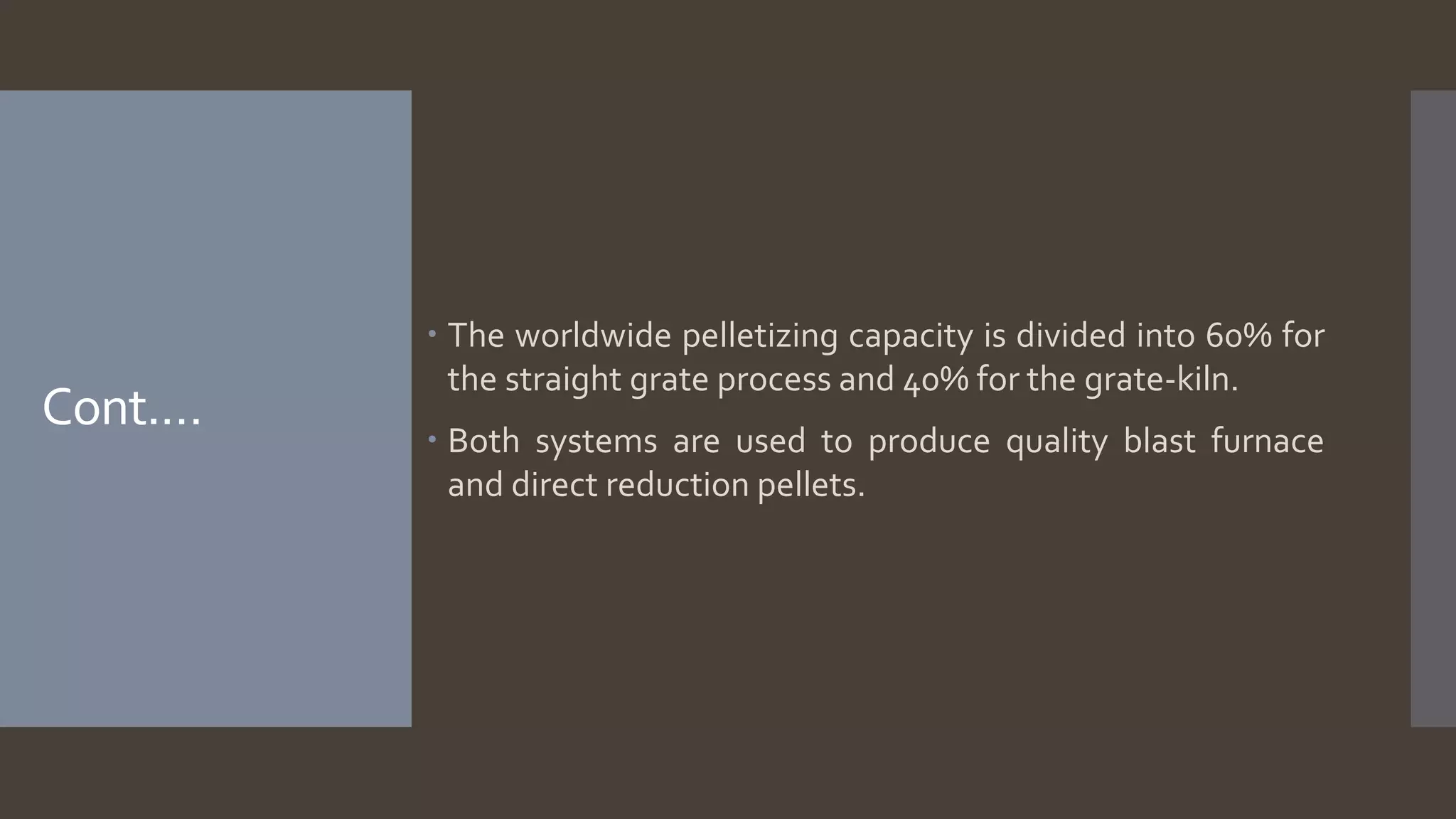 Iron making - Palletization process- Types of palletizers | PDF