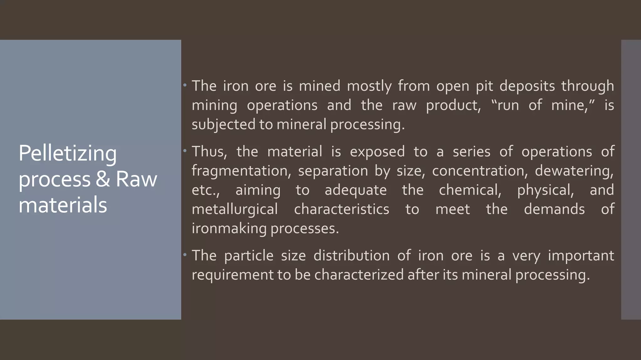 Iron making - Palletization process- Types of palletizers | PDF