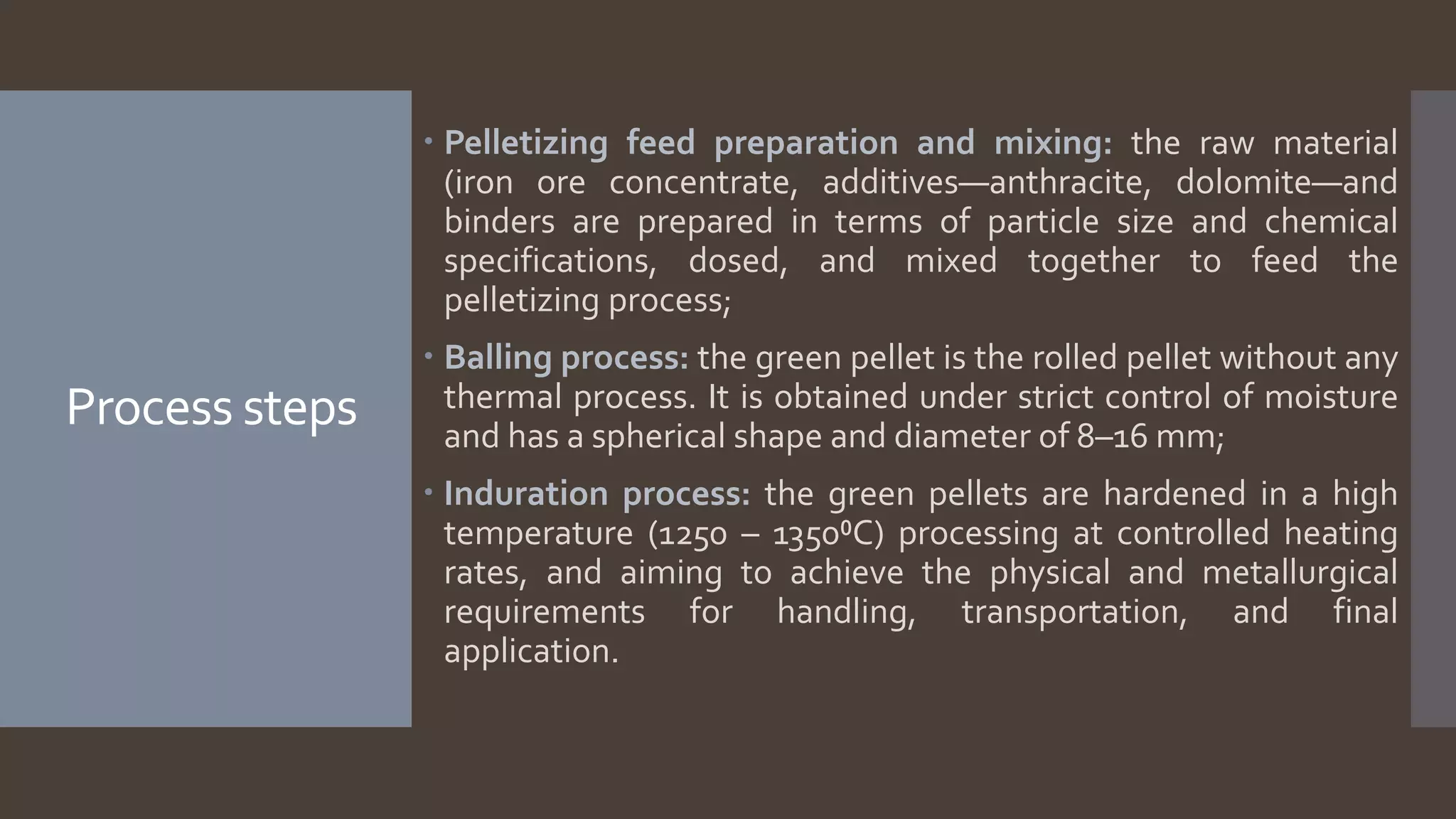 Iron making - Palletization process- Types of palletizers | PDF