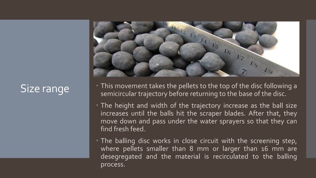 Iron making - Palletization process- Types of palletizers | PDF ...