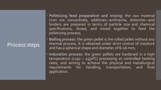 Iron making - Palletization process- Types of palletizers | PDF