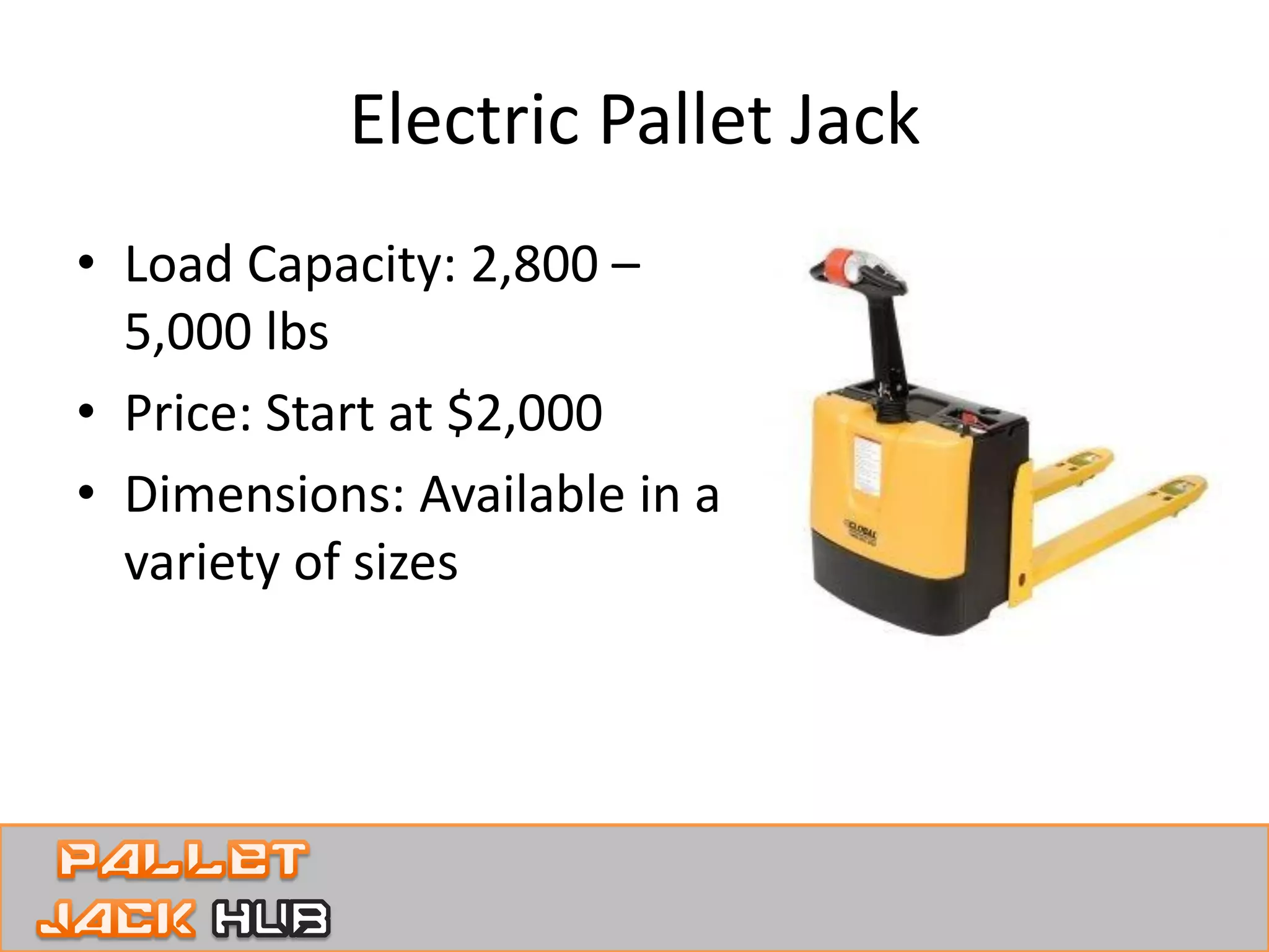 Pallet Jack Types | PPT