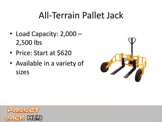 Pallet Jack Types | PDF