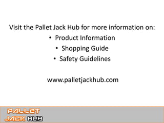 Pallet Jack Types | PDF