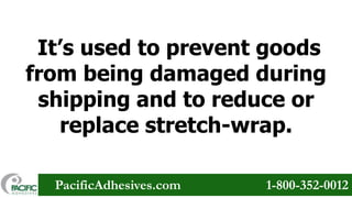 Pallet stabilization glue – breakaway palletizing adhesive | PPTX