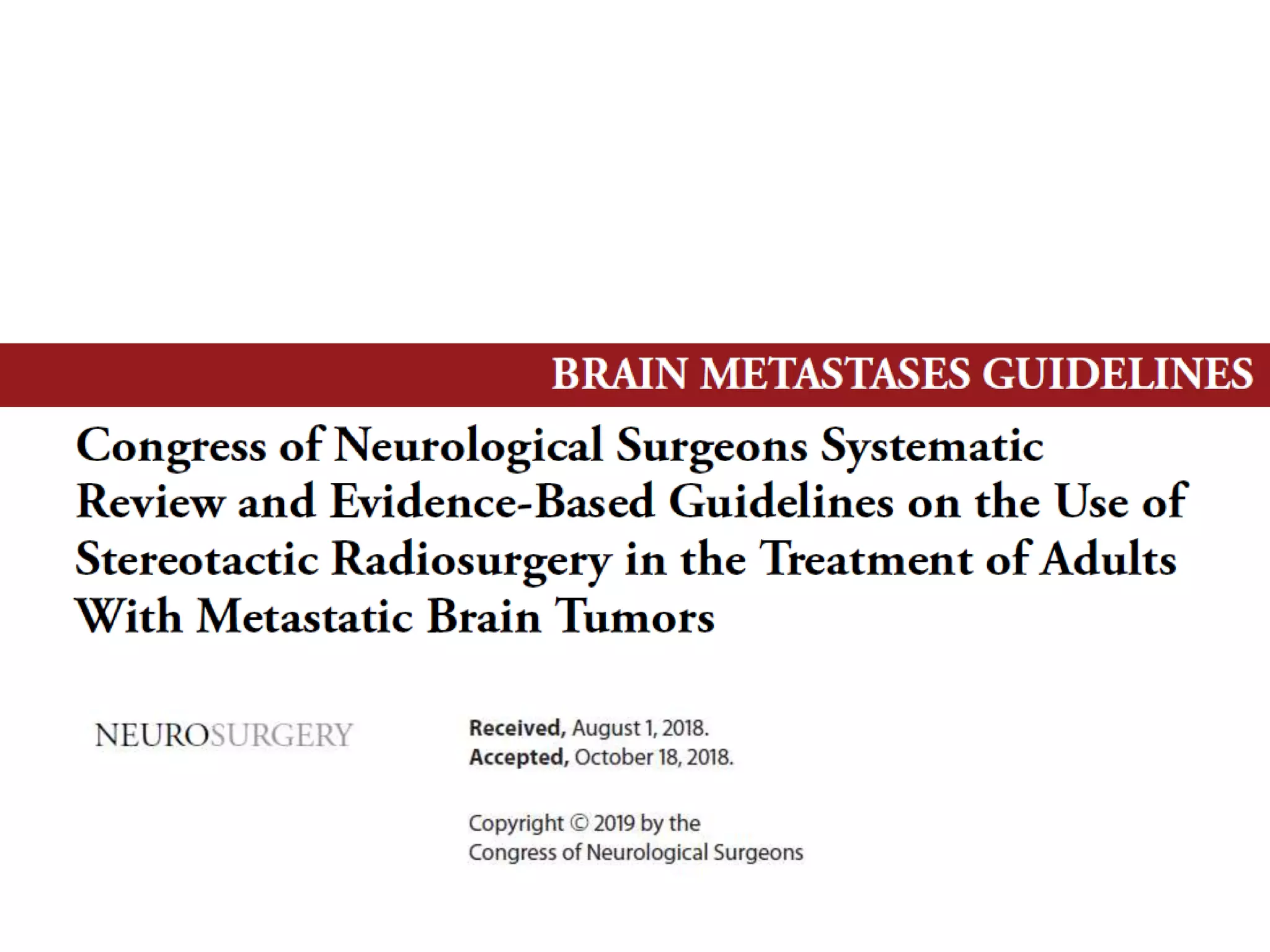 Palliation brain, spinal and bone mets | PPTX