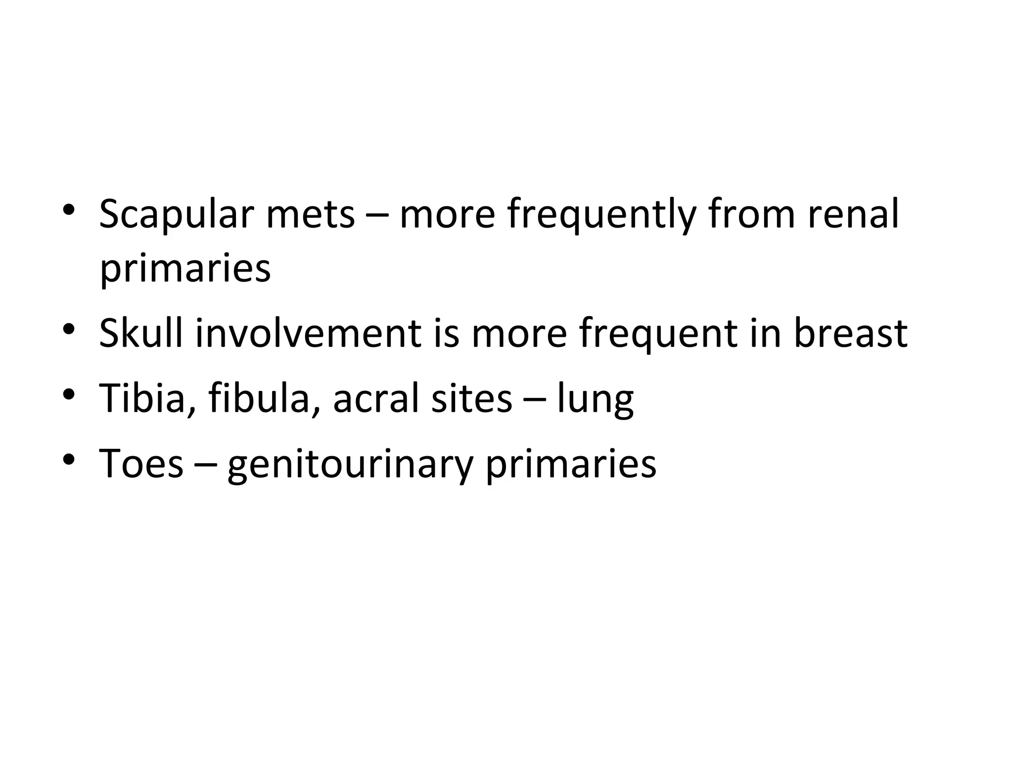 Palliation of bone metastases | PPT