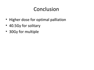 Palliation of bone metastases | PPT