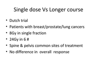 Palliation of bone metastases | PPT