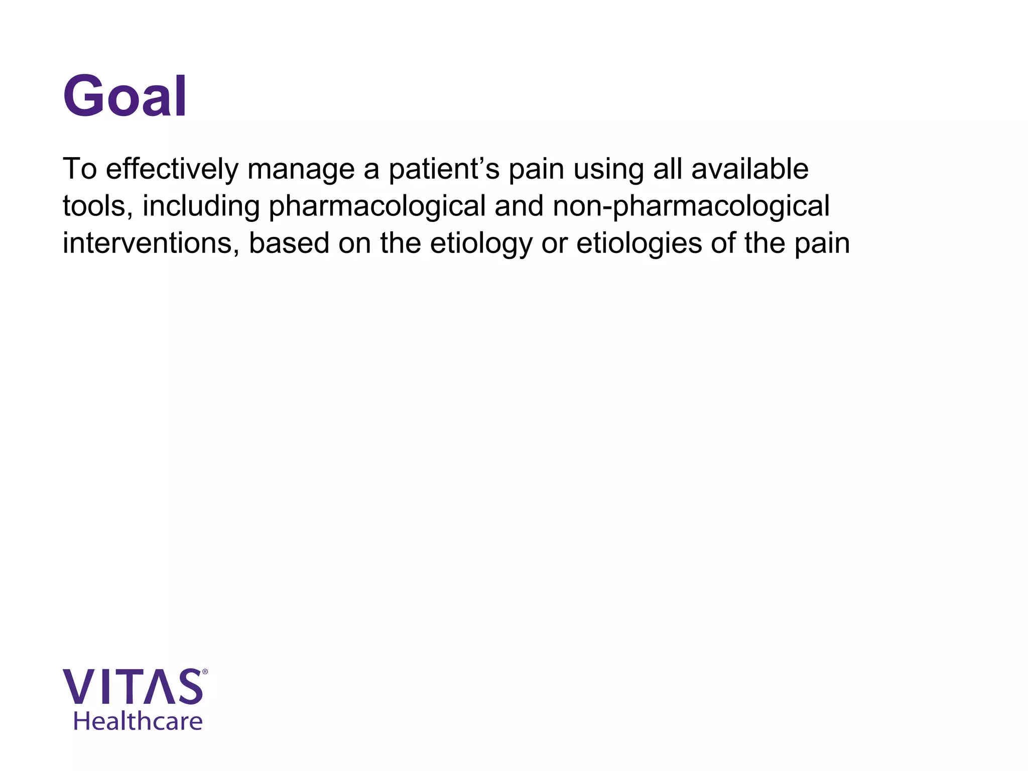 Palliation of Pain | PPTX