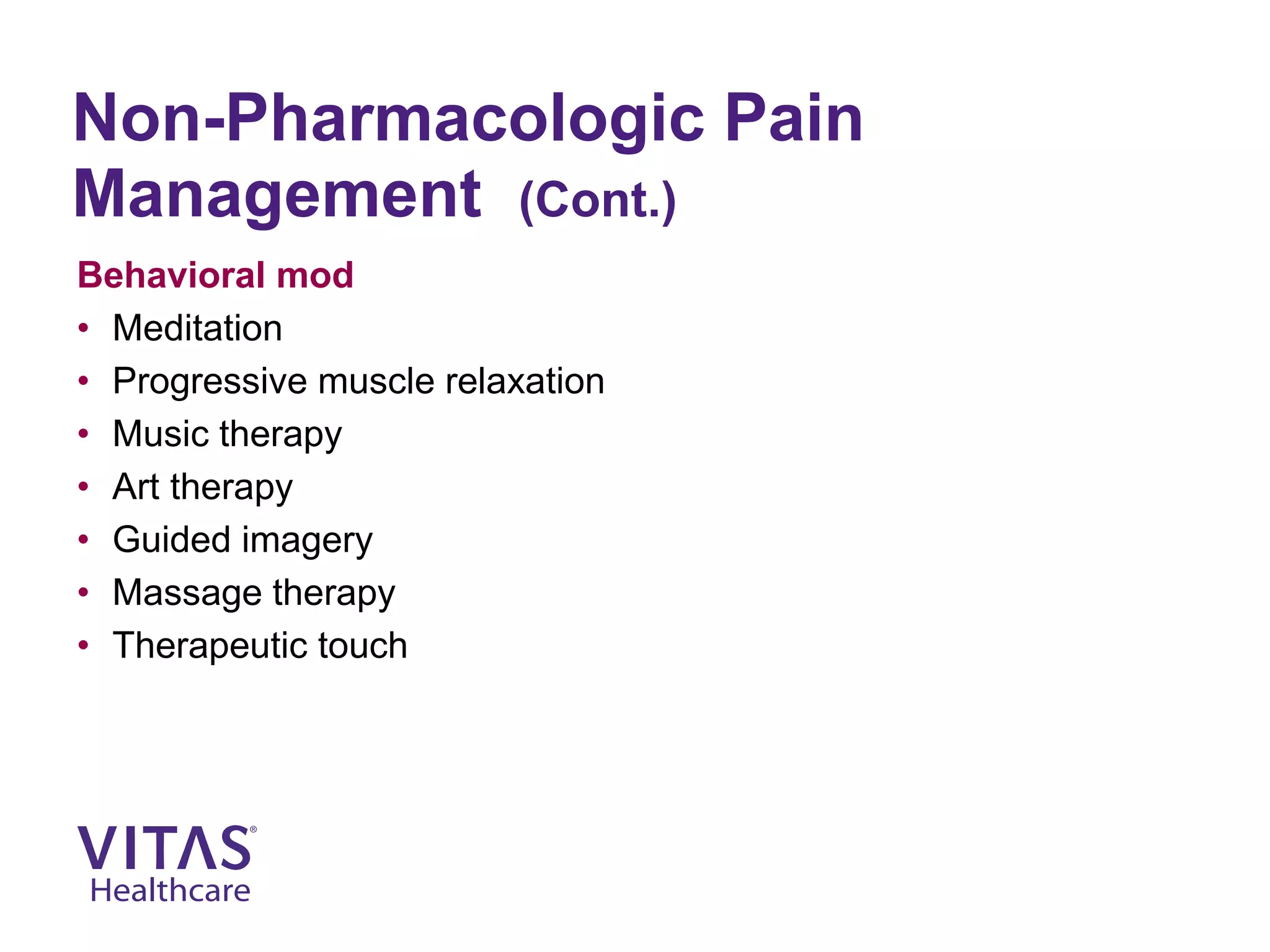 Palliation of Pain | PPTX