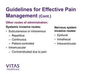 Palliation of Pain | PPTX