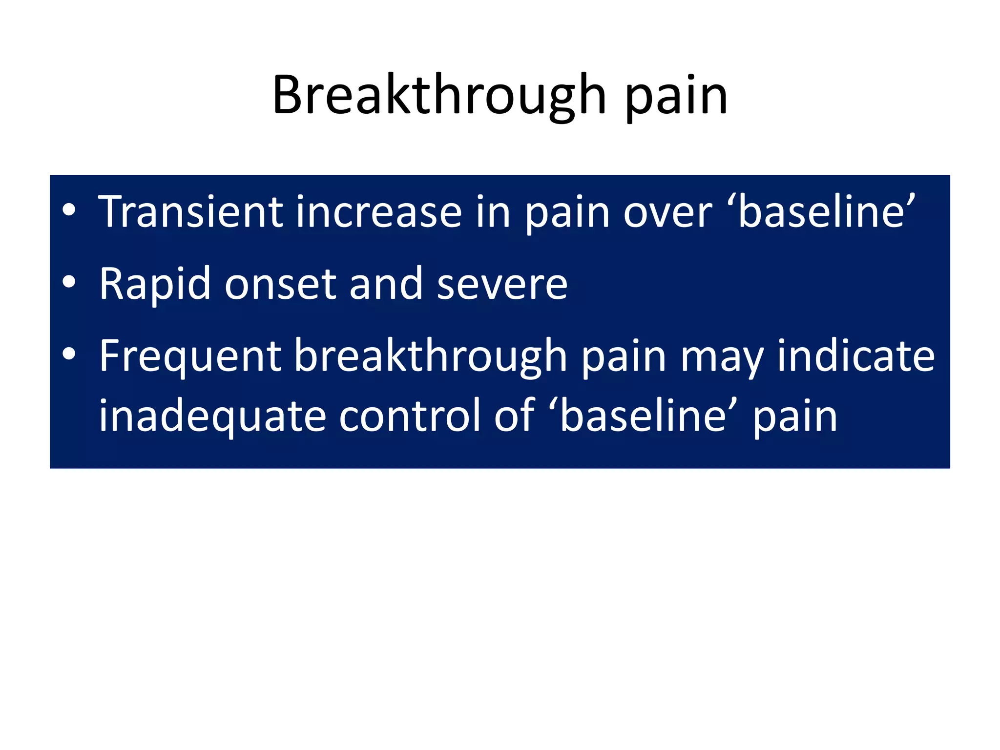 Palliative Pain Management | PDF