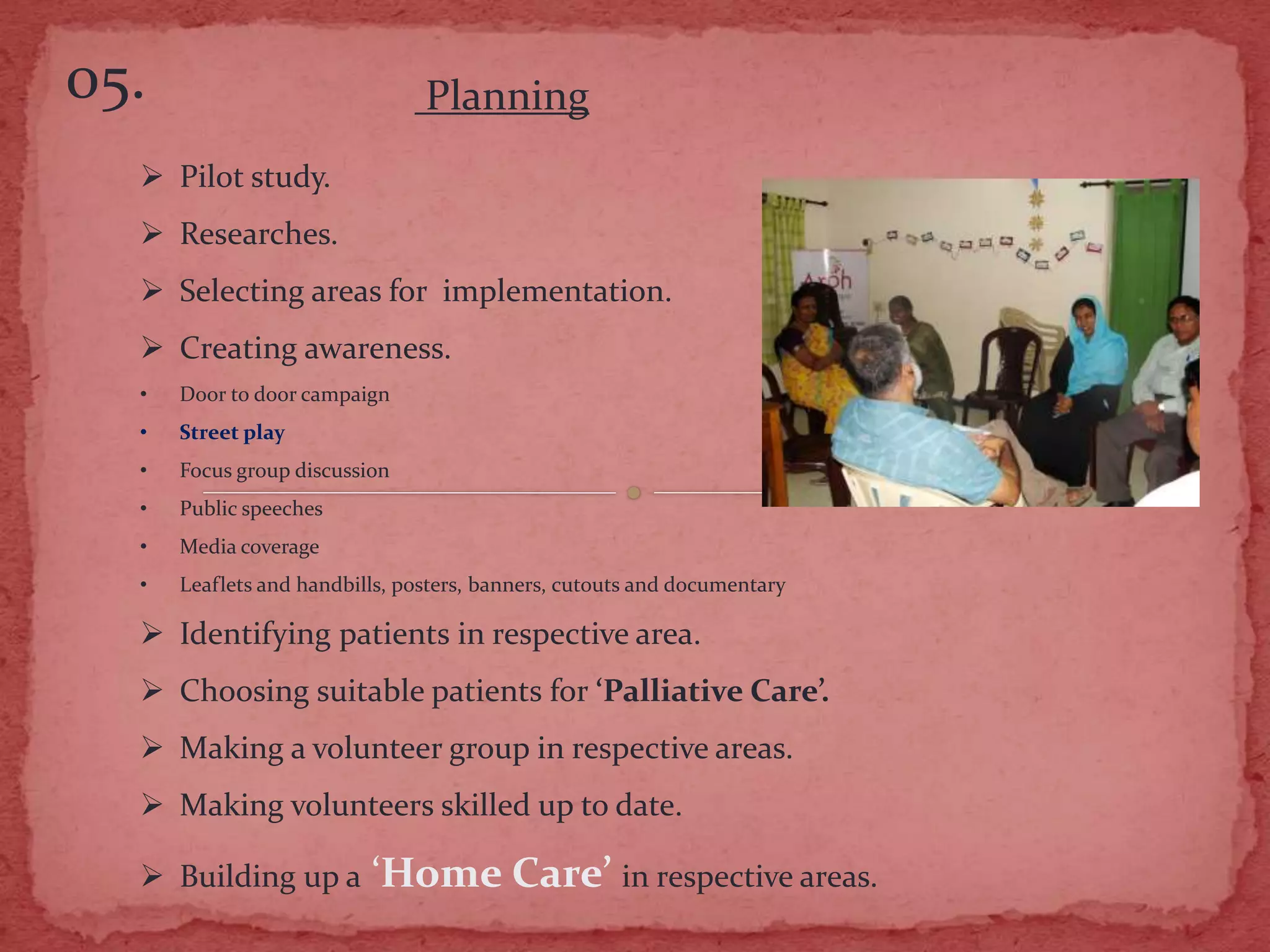 Launch a Palliative care unit - a model | PPTX