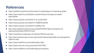 Physiological Changes in Dying | PPTX