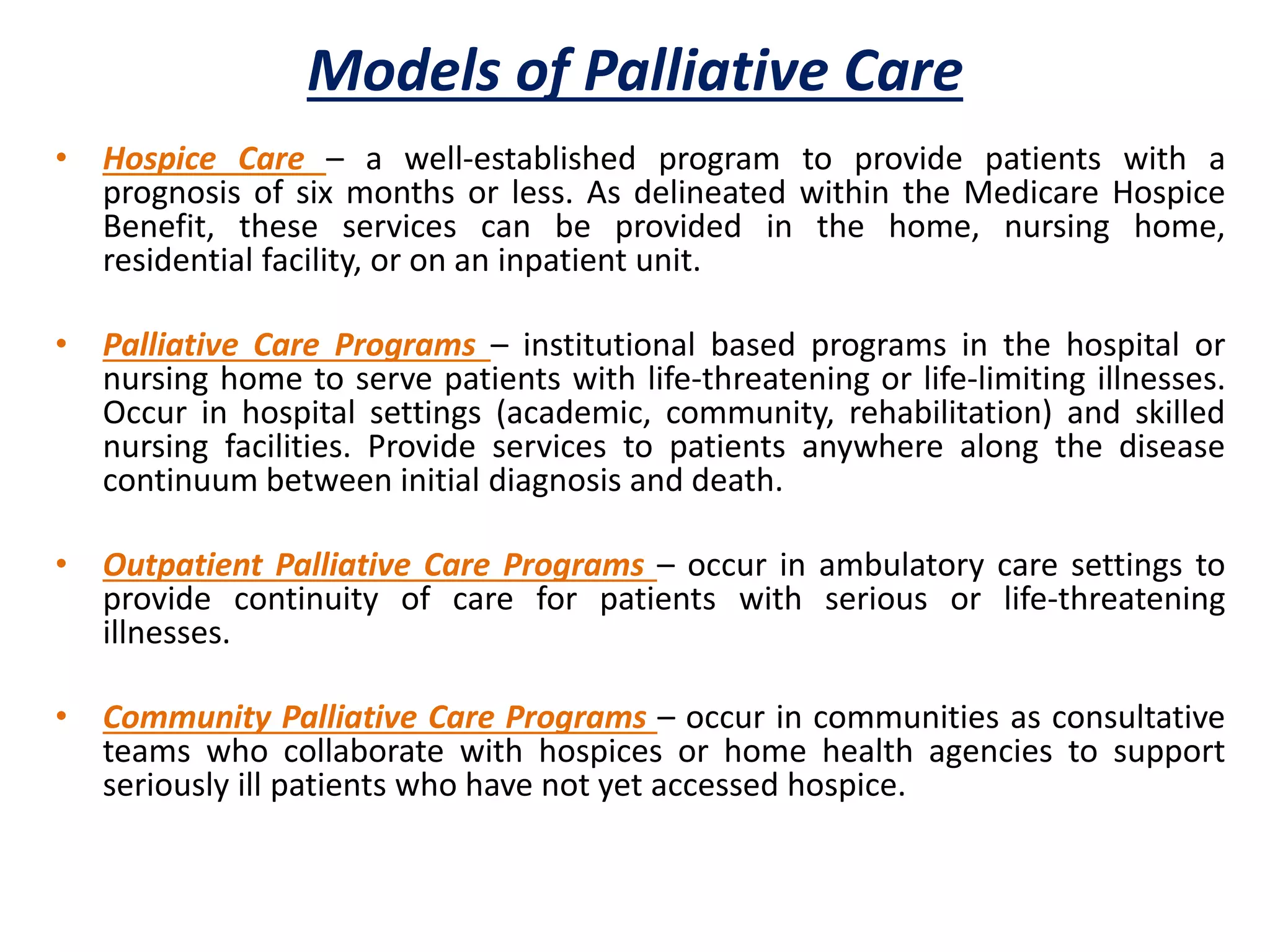 Palliative care | PPTX
