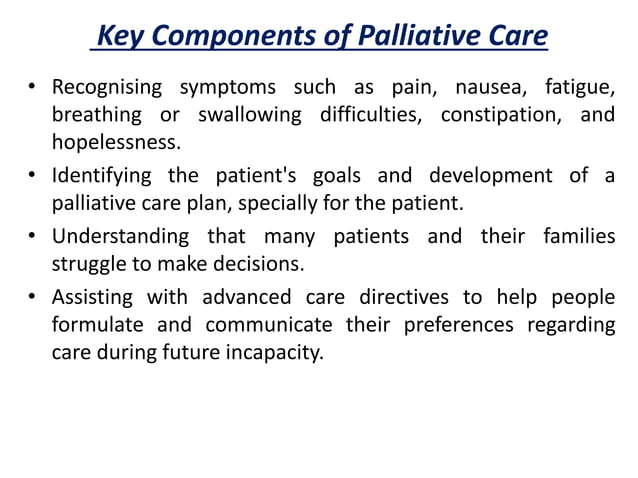 Palliative care | PPTX | Physical Therapy | Wellness