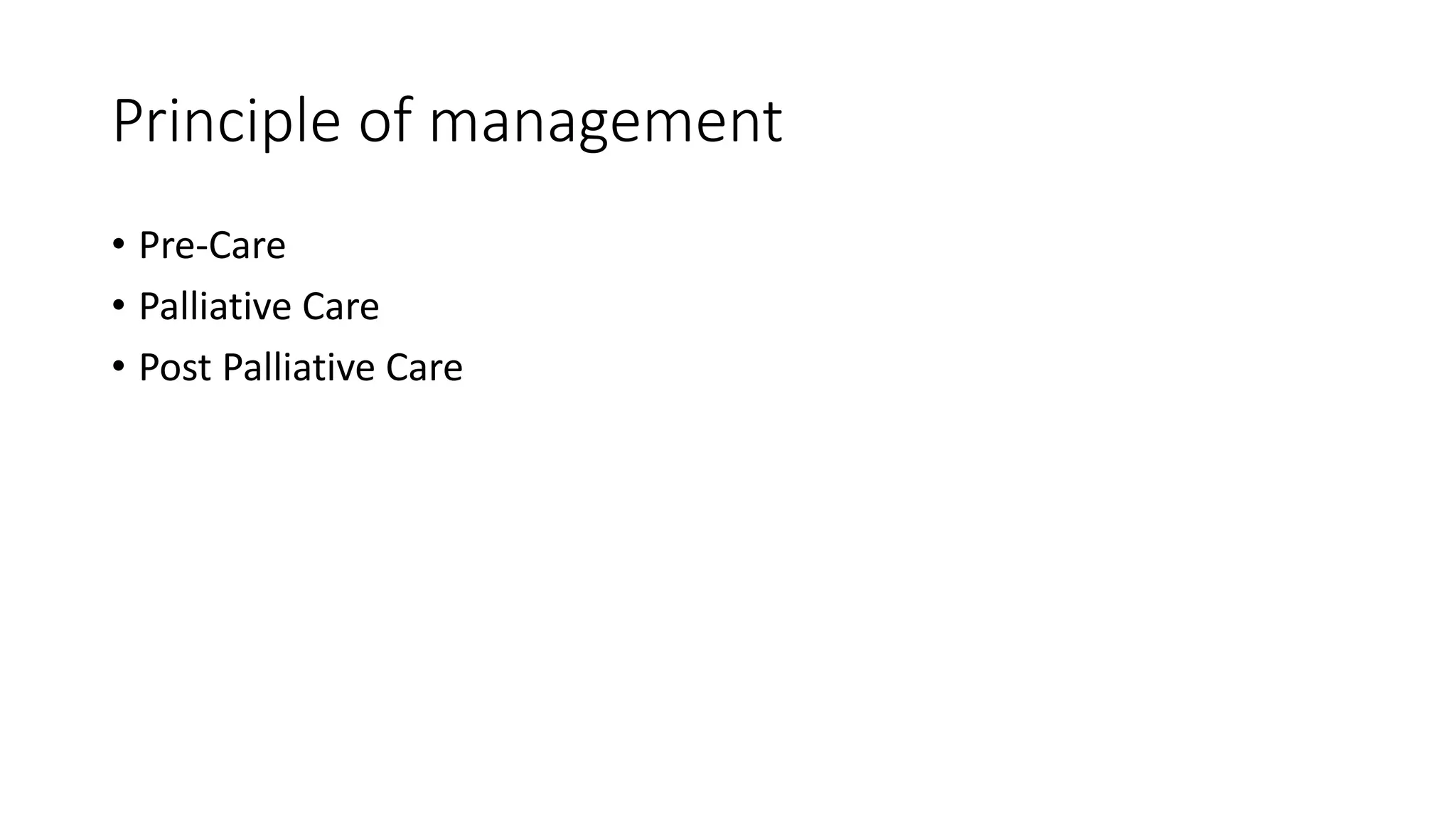 PALLIATIVE CARE AND PRINCIPLES OF MANAGEMENT OF TERMINALLY ILL - ITANKA ...