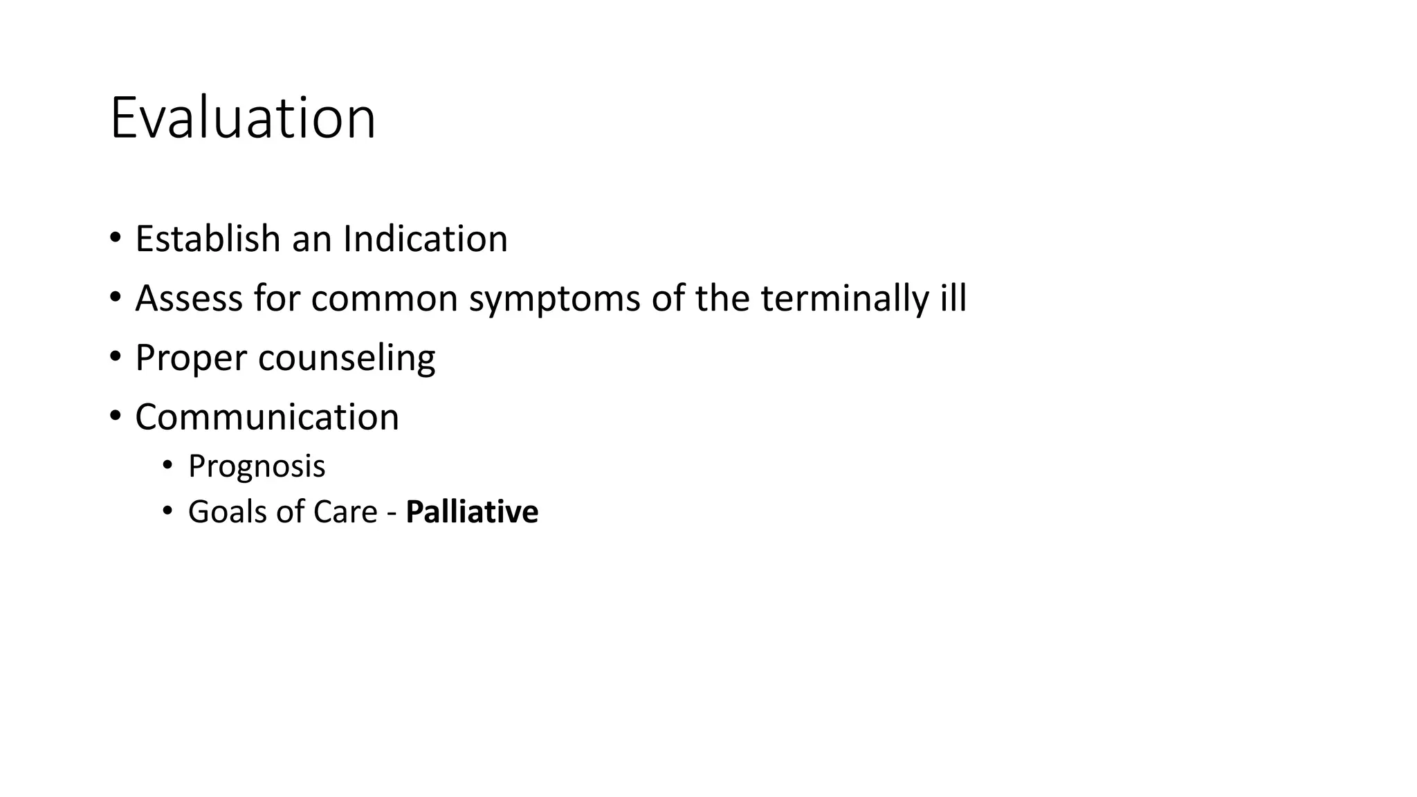PALLIATIVE CARE AND PRINCIPLES OF MANAGEMENT OF TERMINALLY ILL - ITANKA ...