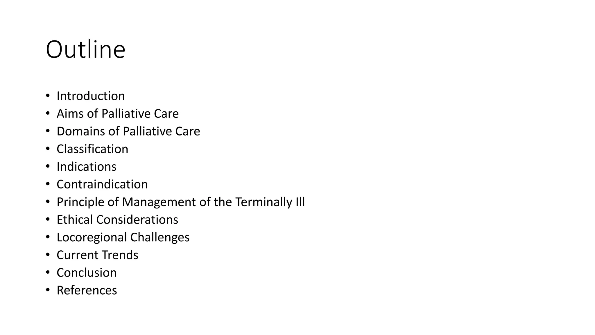 PALLIATIVE CARE AND PRINCIPLES OF MANAGEMENT OF TERMINALLY ILL - ITANKA ...