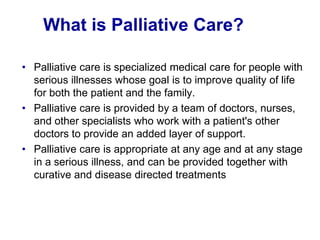 Nathan Goldstein-Palliative care making the case | PPT