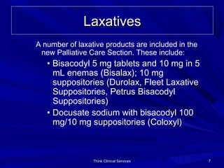 Palliative care medicines | PPT