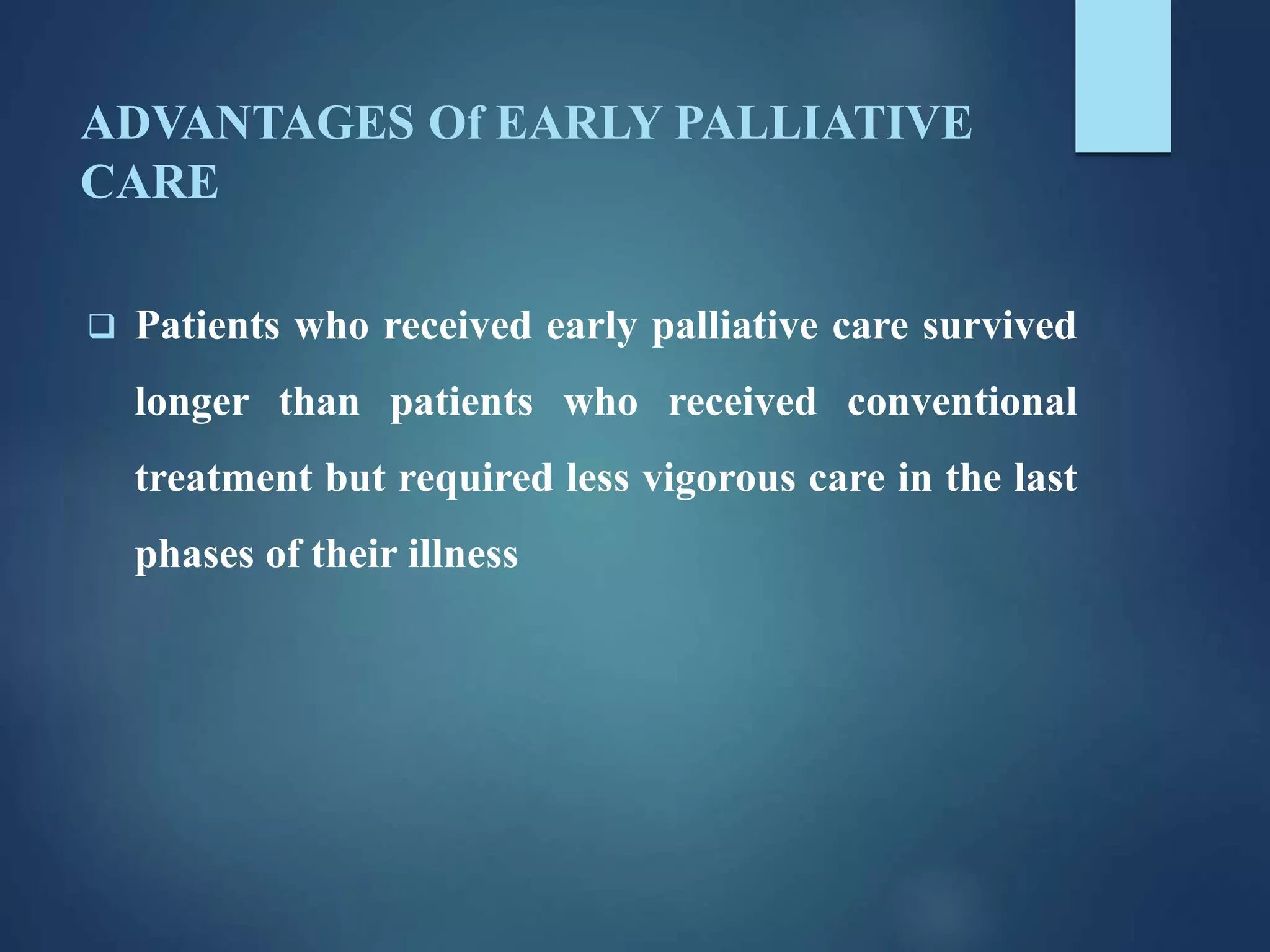 Palliative care ppt gins.pptx | Diseases and Conditions | Medical Health