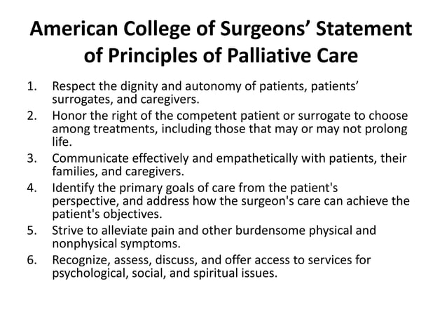 Palliative surgery | PPTX