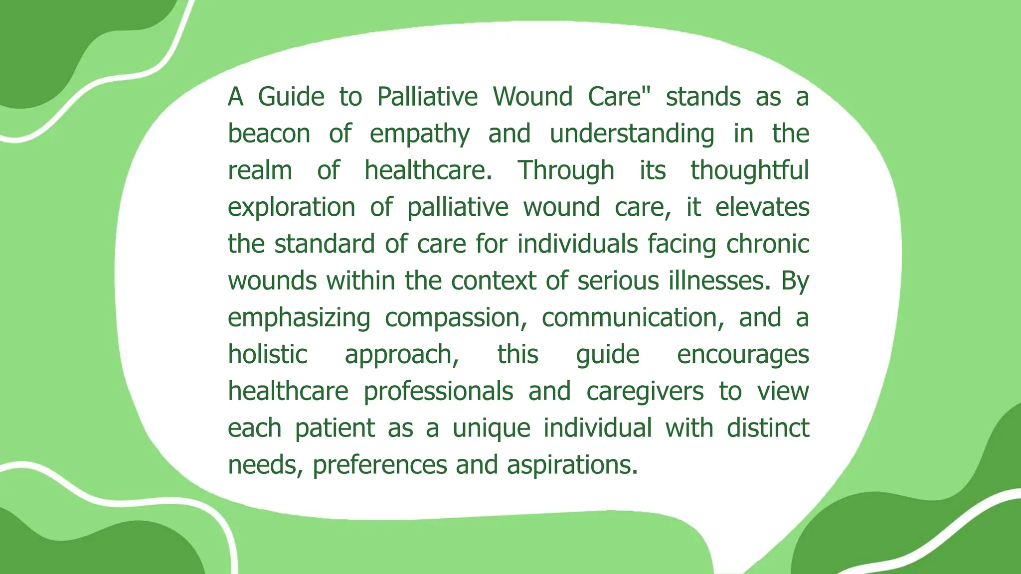 Palliative Wound Care | PPTX
