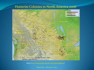 Palliser Hutterite Colony Schools | PPTX