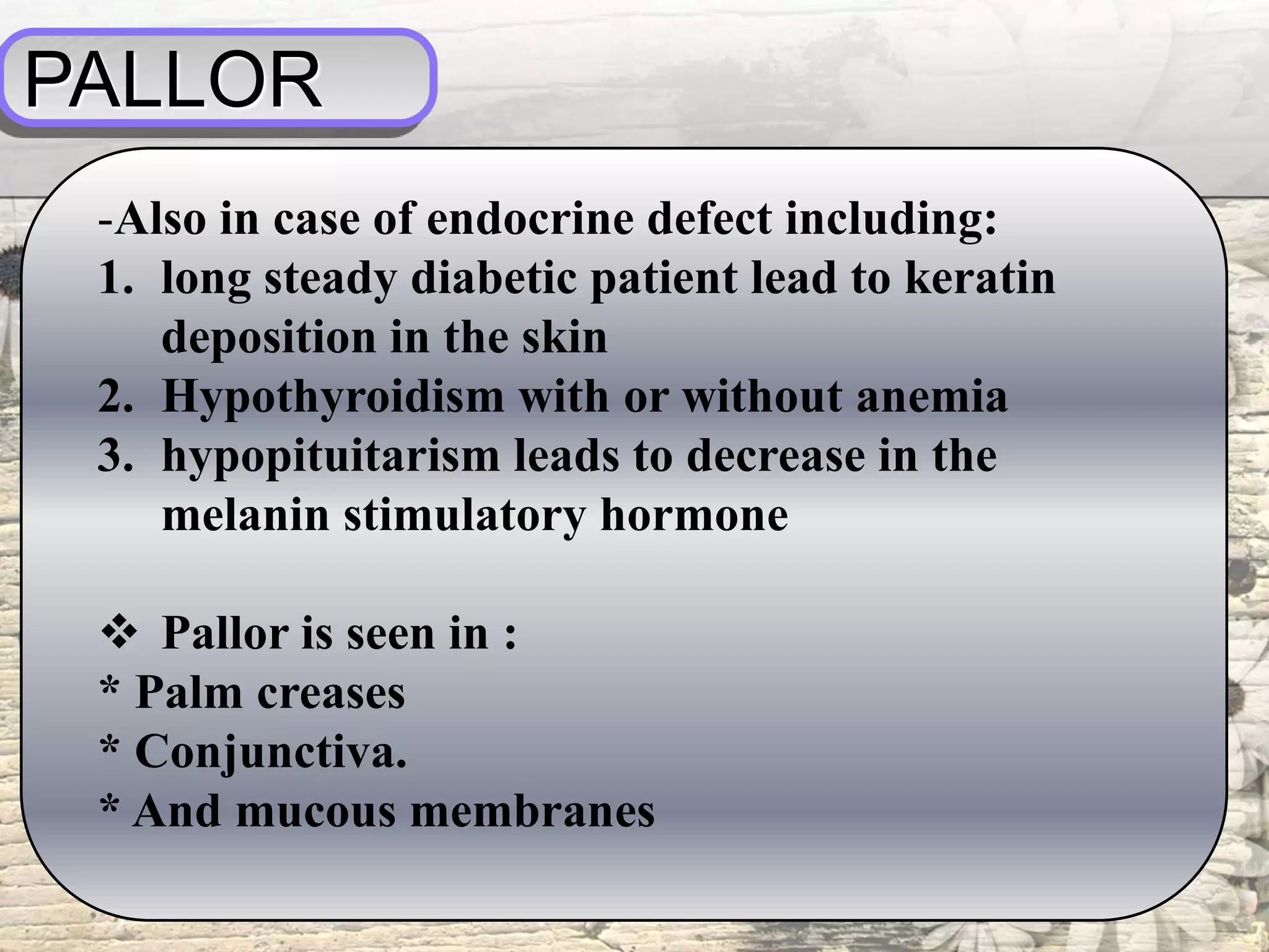 Pallor | PPTX