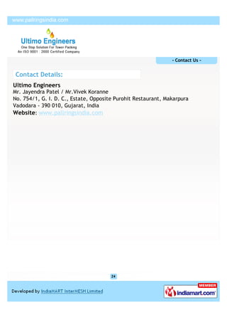 Ultimo Engineers, Vadodara, Tower Packing | PDF