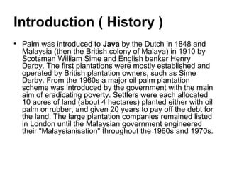 Palm Oil Industrial ( Presentation ) | PPT