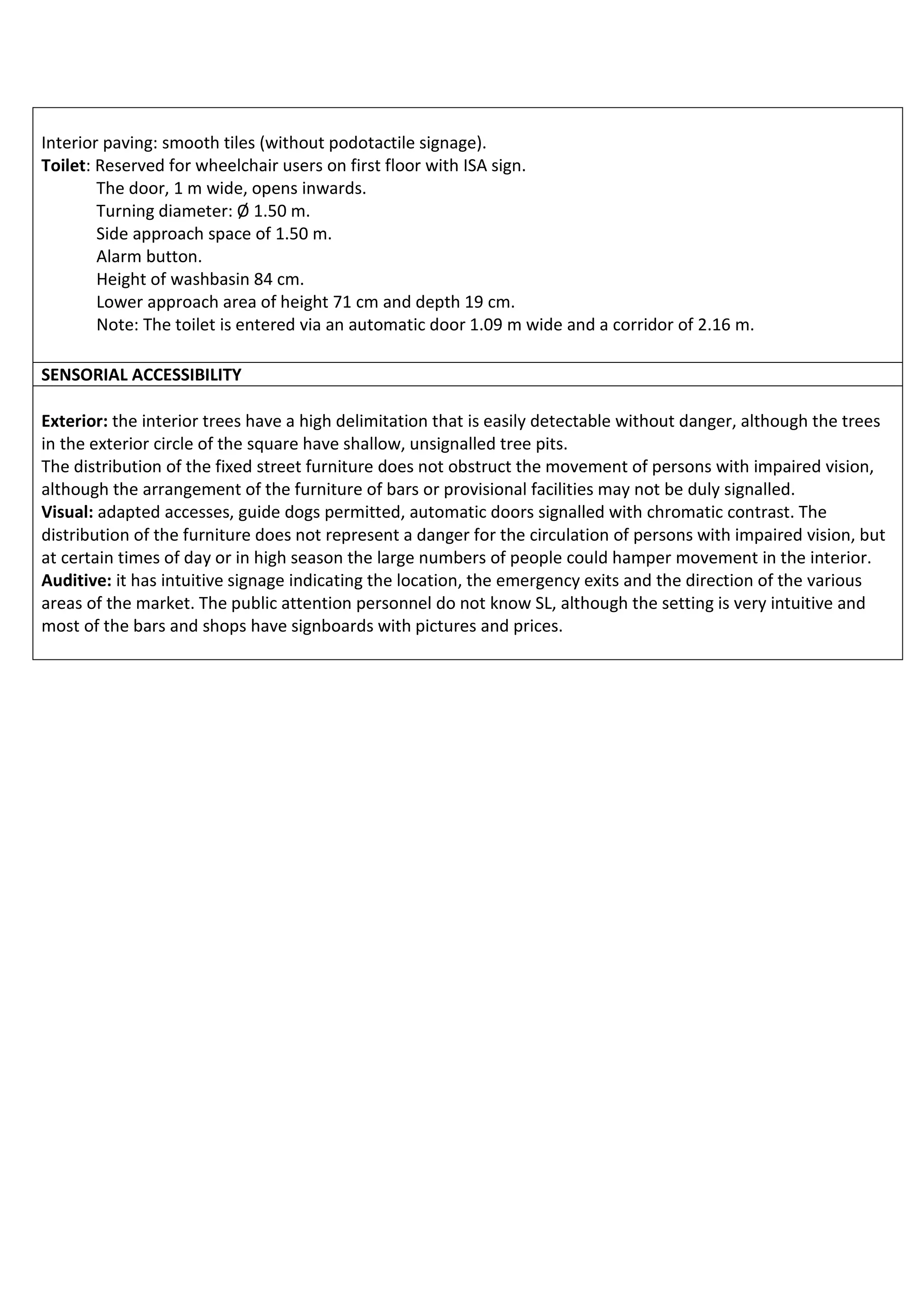 Accessibilty Info PALMA ALTA ROUTE | PDF